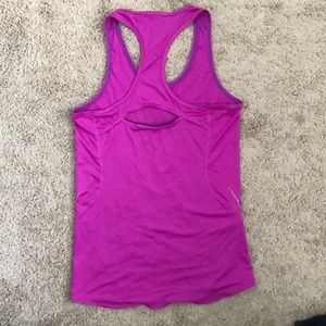 adidas | Tops | Adidas Women M Racerback Keyhole Tank Pink Pocket ...